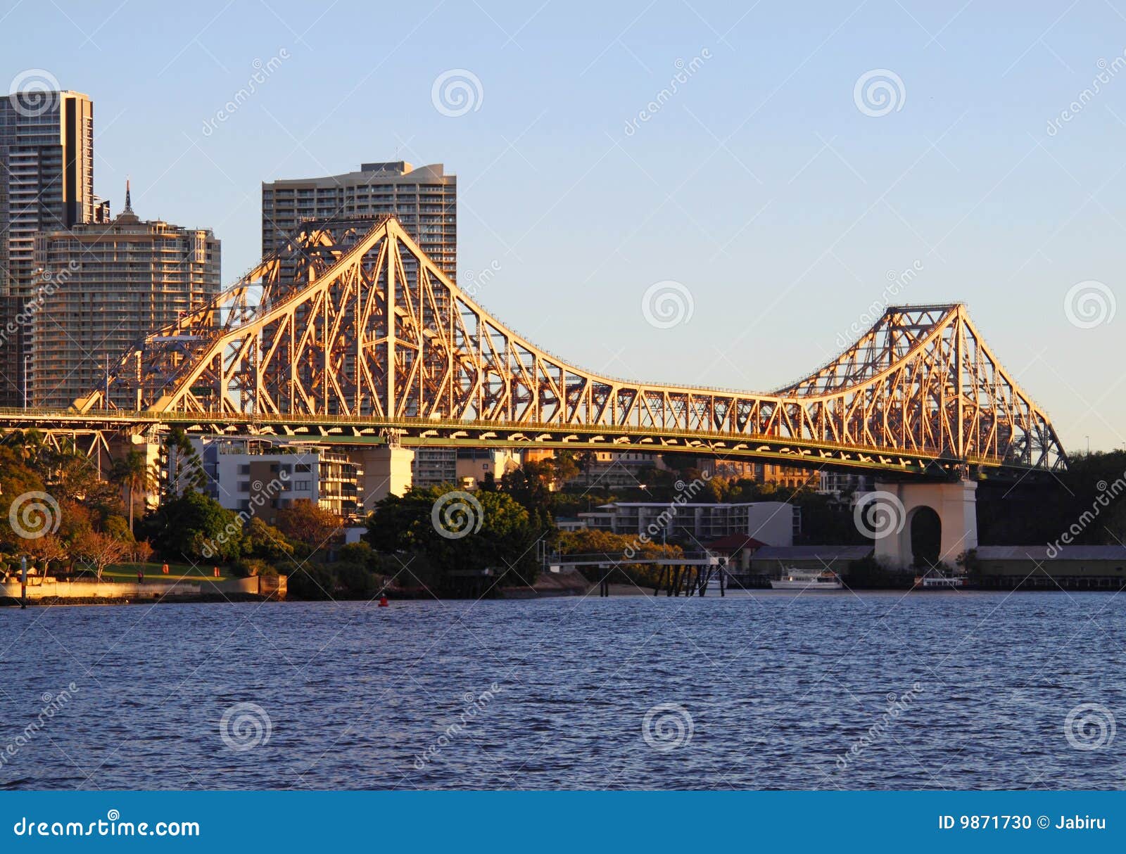 Story Bridge Brisbane stock photo. Image of massive, iconic - 9871730