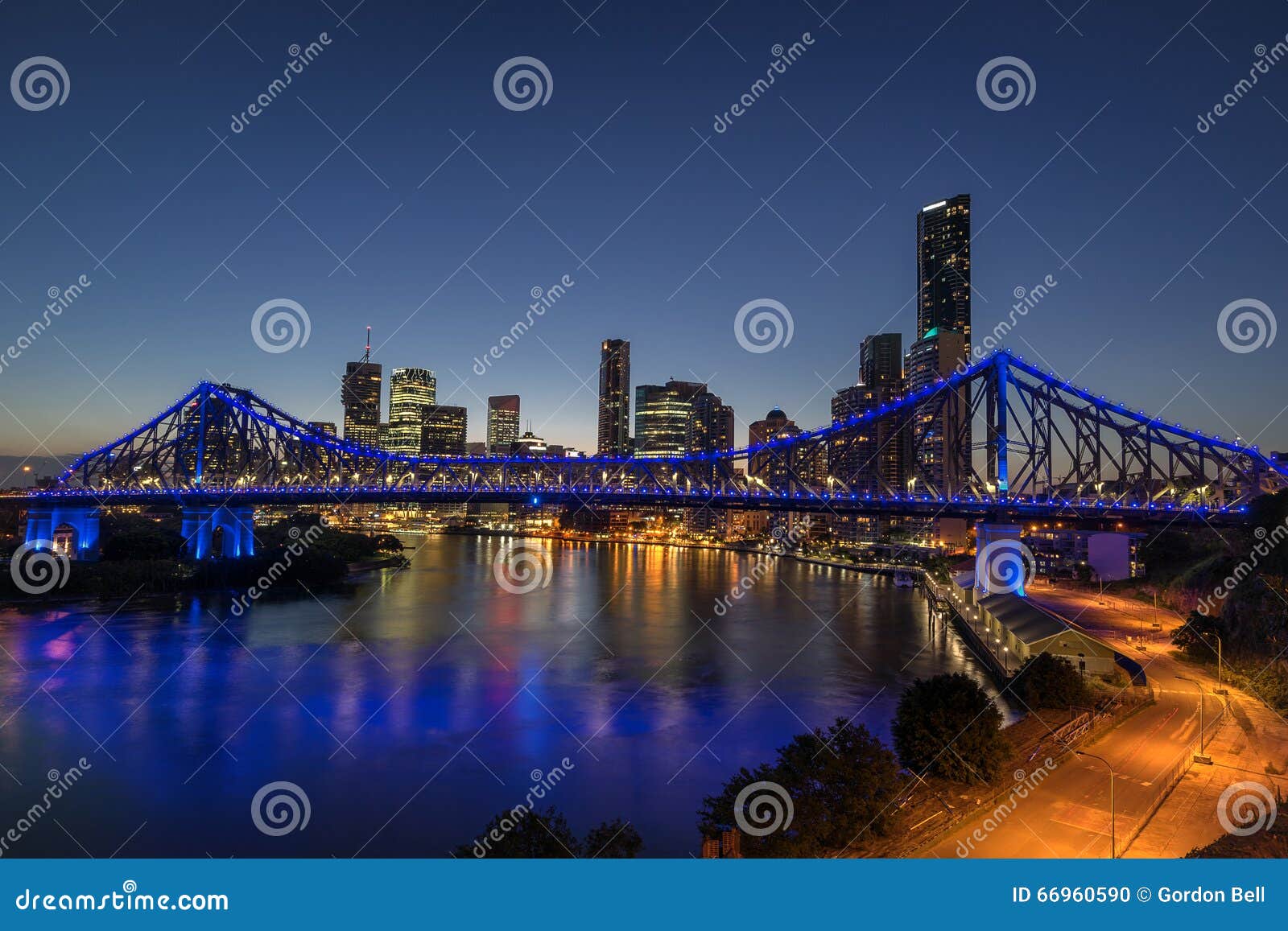 Story Bridge in Brisbane stock photo. Image of queensland - 66960590