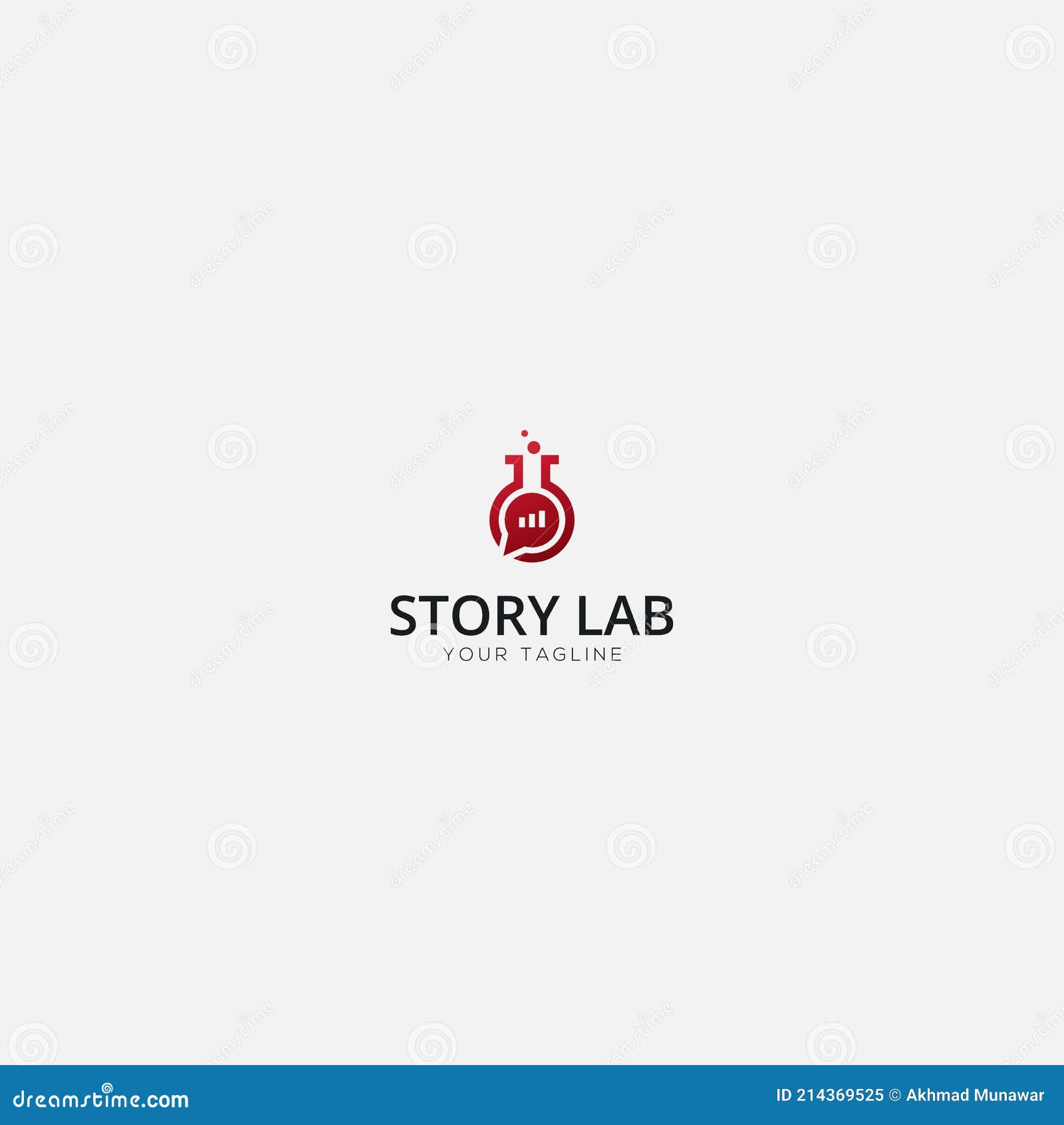 Story Lab Communication Chat Logo Design Stock Vector - Illustration of ...