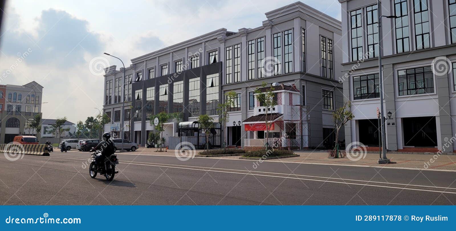 4 Story Shophouse in Jakarta Editorial Stock Photo - Image of ...