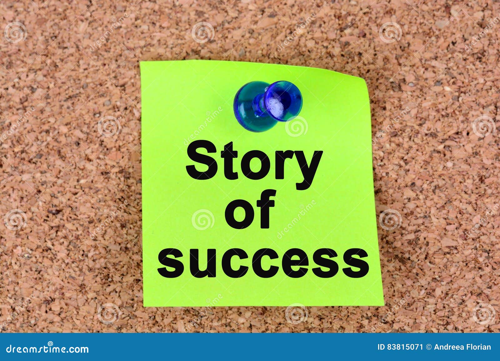 Story of Success Words on Notes Stock Image - Image of growth ...