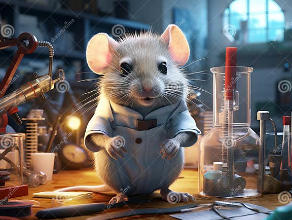 Laboratory Mouse stock illustration. Illustration of fantasy - 283109329