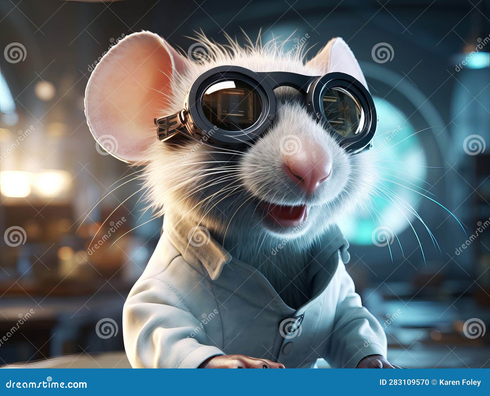 Laboratory Mouse stock illustration. Illustration of scientist - 283109570