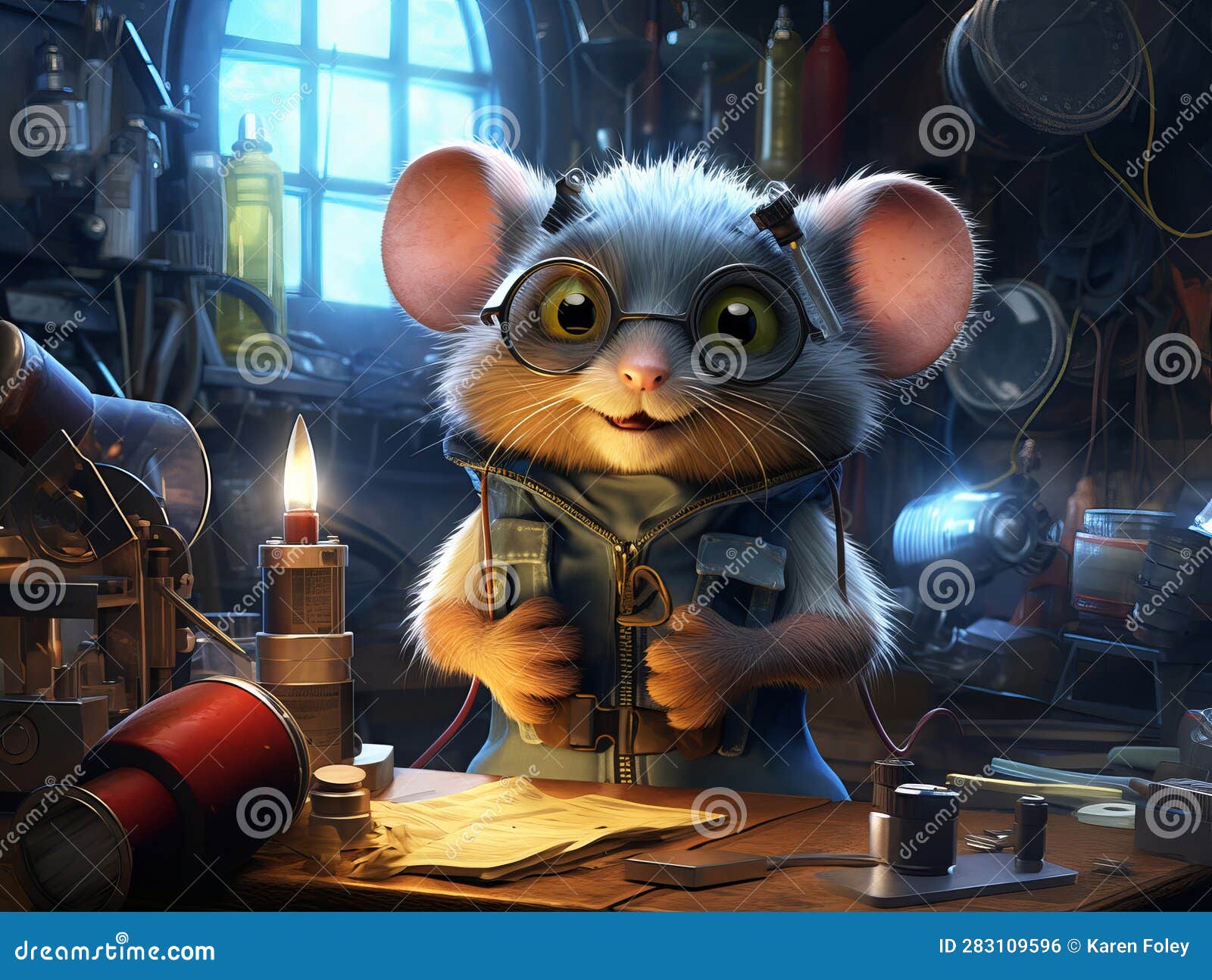 Laboratory Mouse stock illustration. Illustration of cartoon - 283109596