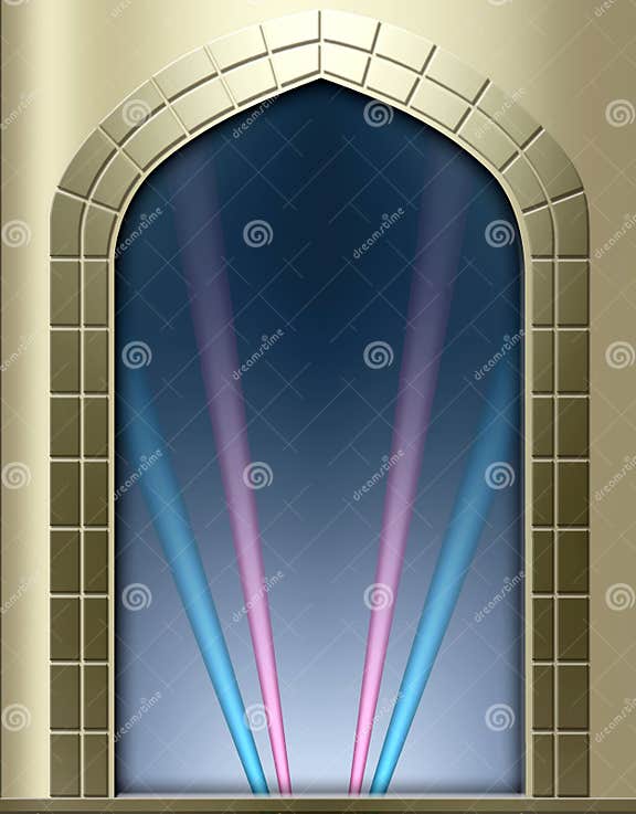 Storybook window frame stock illustration. Illustration of design - 1898526