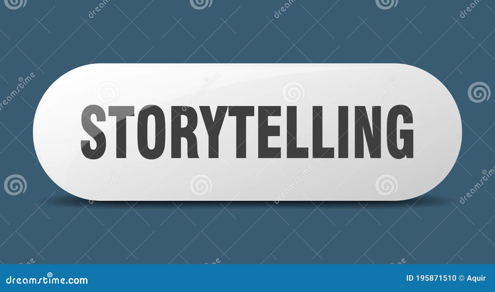 Storytelling Button. Storytelling Sign. Key. Push Button Stock Vector ...