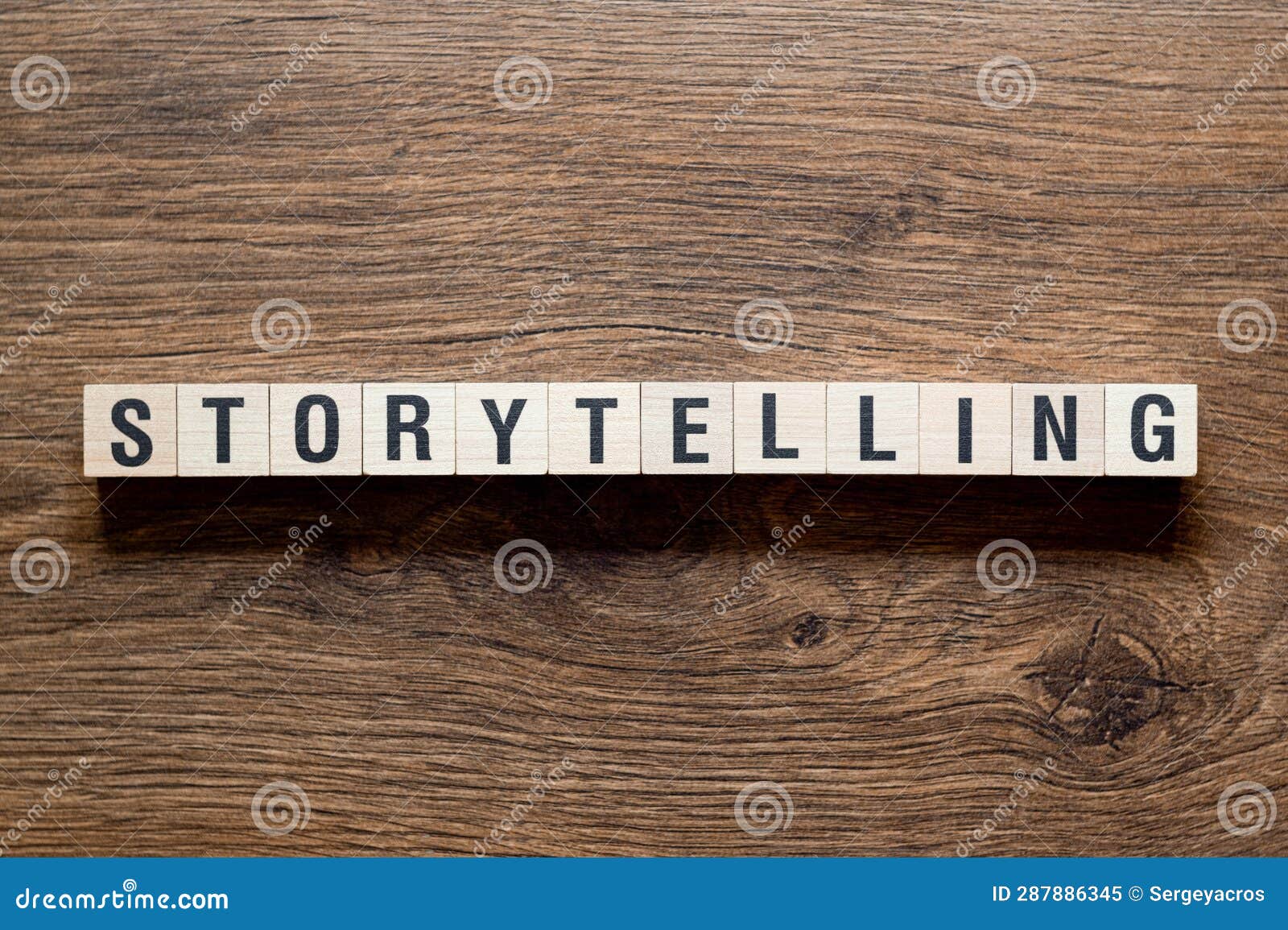 Storytelling - - Word Concept on Building Blocks, Text Stock Image ...