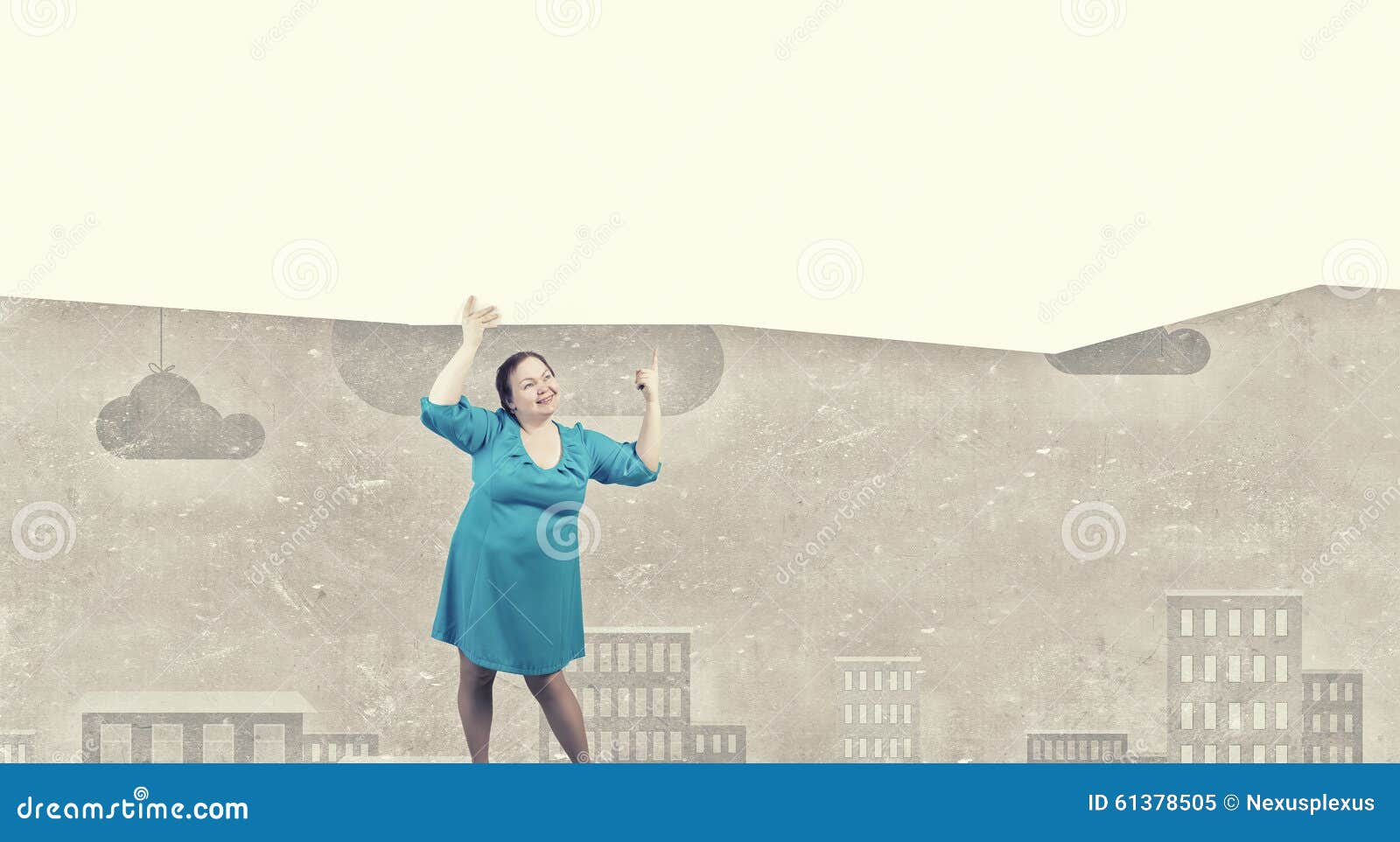 Stout Woman. Concept Image Stock Photography | CartoonDealer.com #61540802