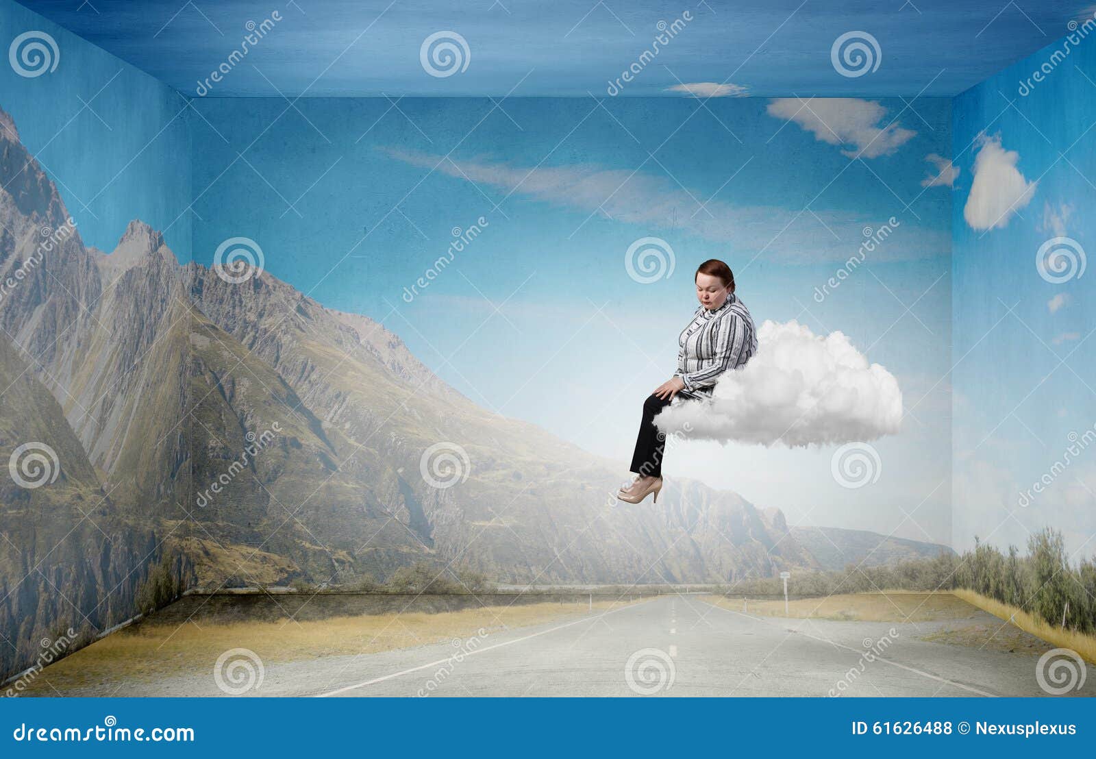 Stout woman. Concept image stock photo. Image of lifestyle - 61626488