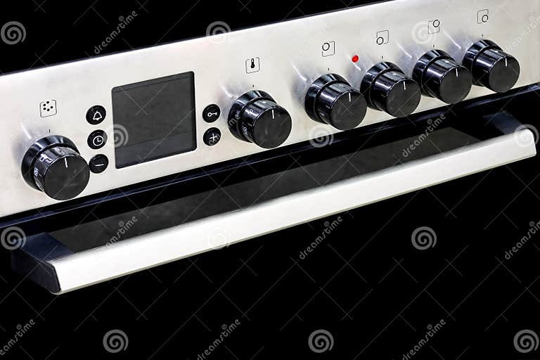Stove buttons stock image. Image of detail, oven, appliance - 8200143