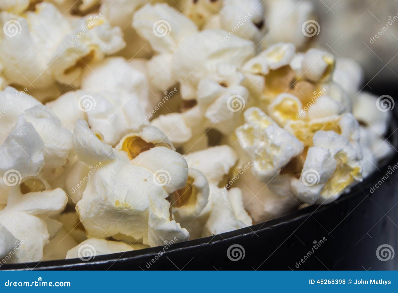 Stove cooked popcorn stock photo. Image of bowl, puffed - 48268398