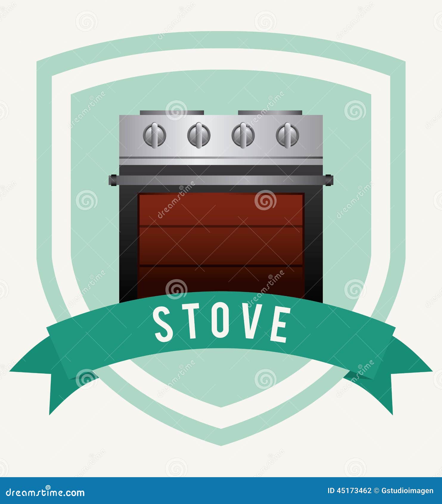 Stove design stock vector. Illustration of range, utensil - 45173462