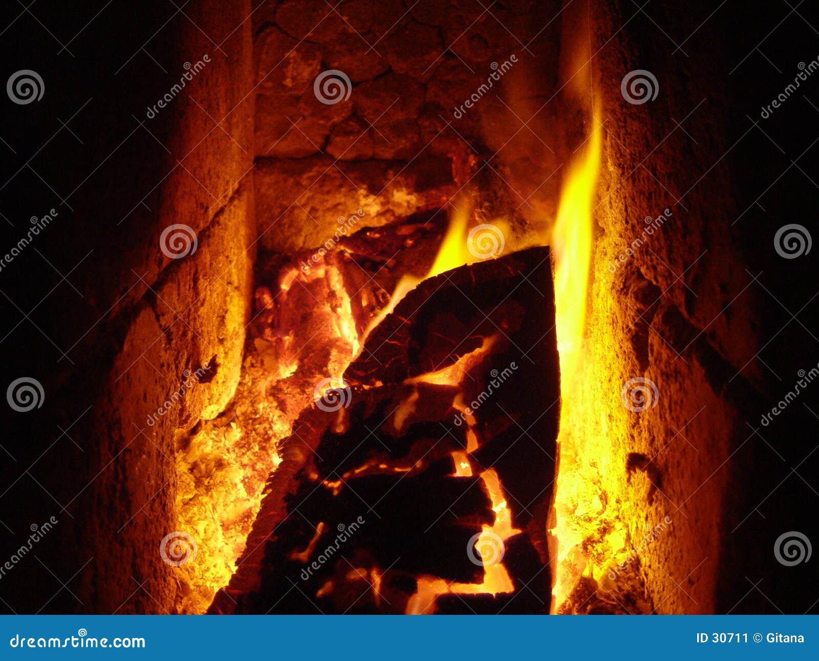 Stove Fire stock image. Image of light, night, lumber, gold - 30711