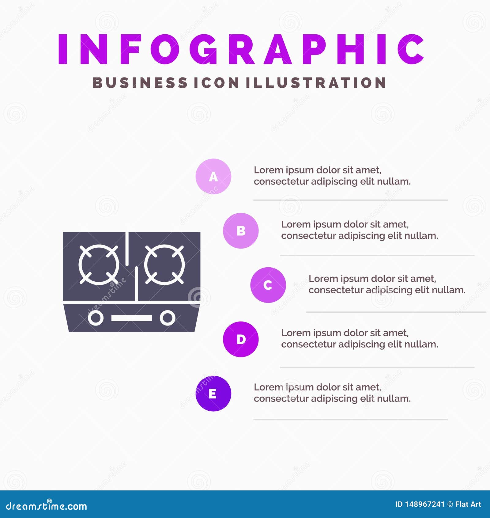 Stove, Gas, Kitchen, Cooking Infographics Presentation Template. 5 ...