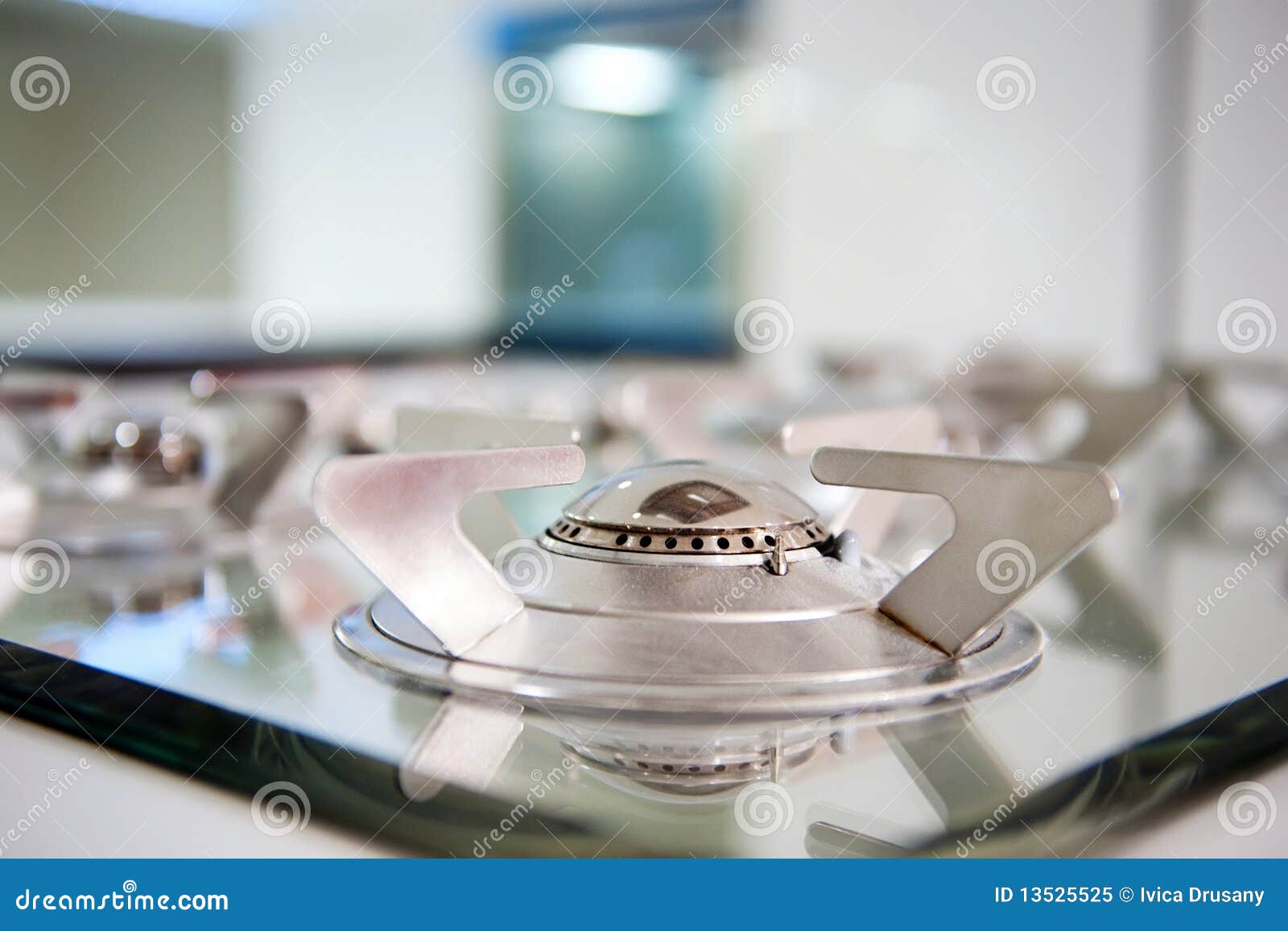 Stove Gas Ring in the Kitchen Stock Image - Image of white, stove: 13525525