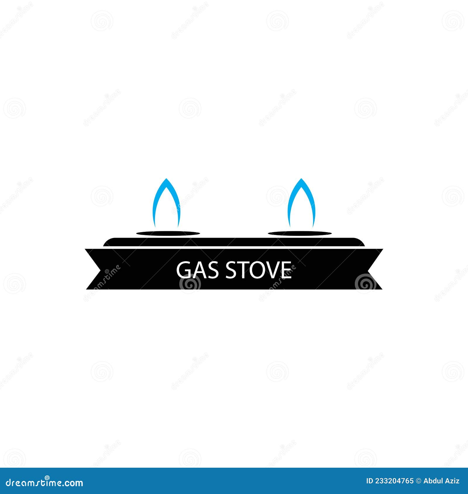 Stove icon logo vector stock vector. Illustration of food - 233204765