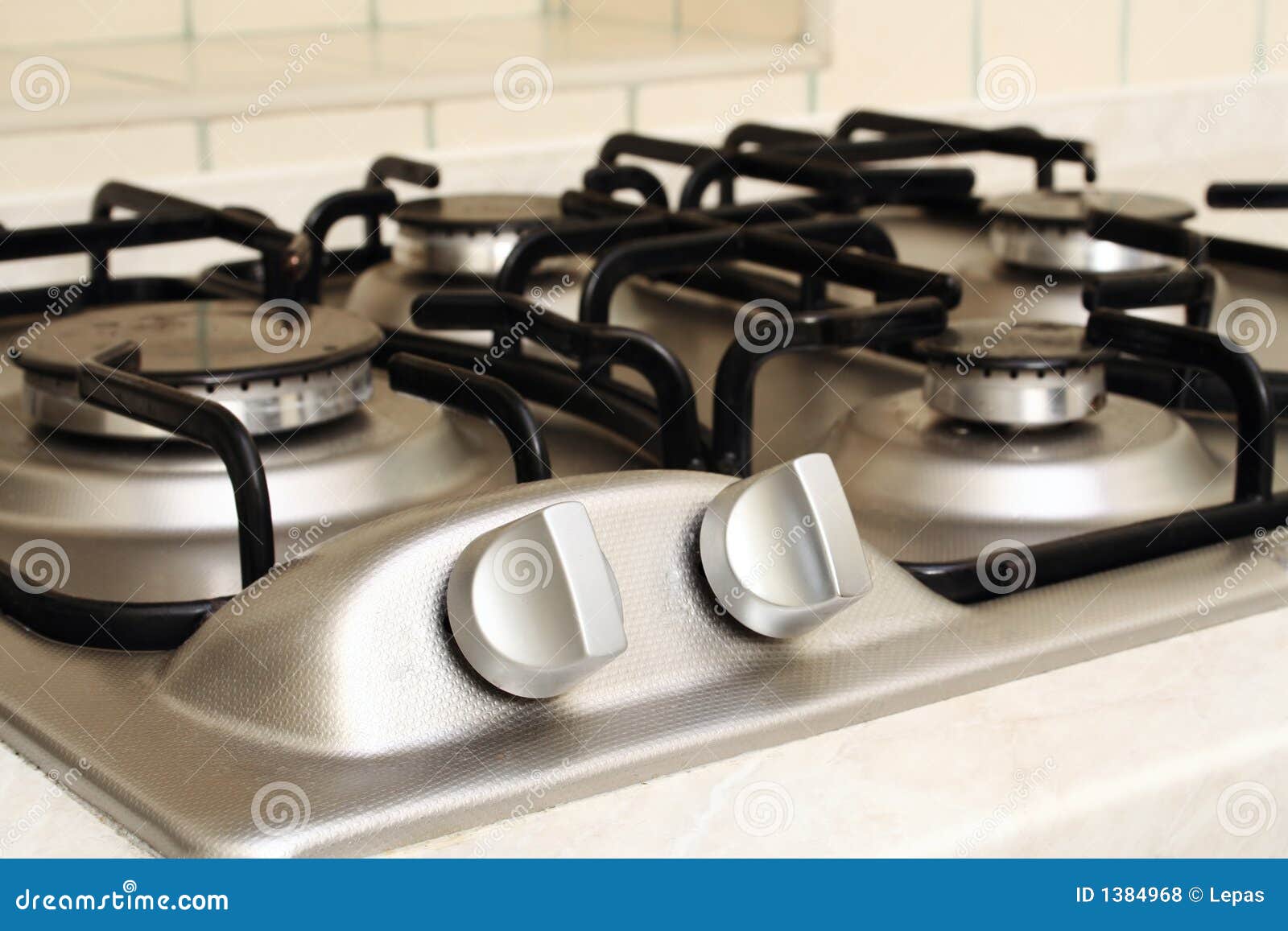 Stove in kitchen stock photo. Image of stainless, kitchen - 1384968