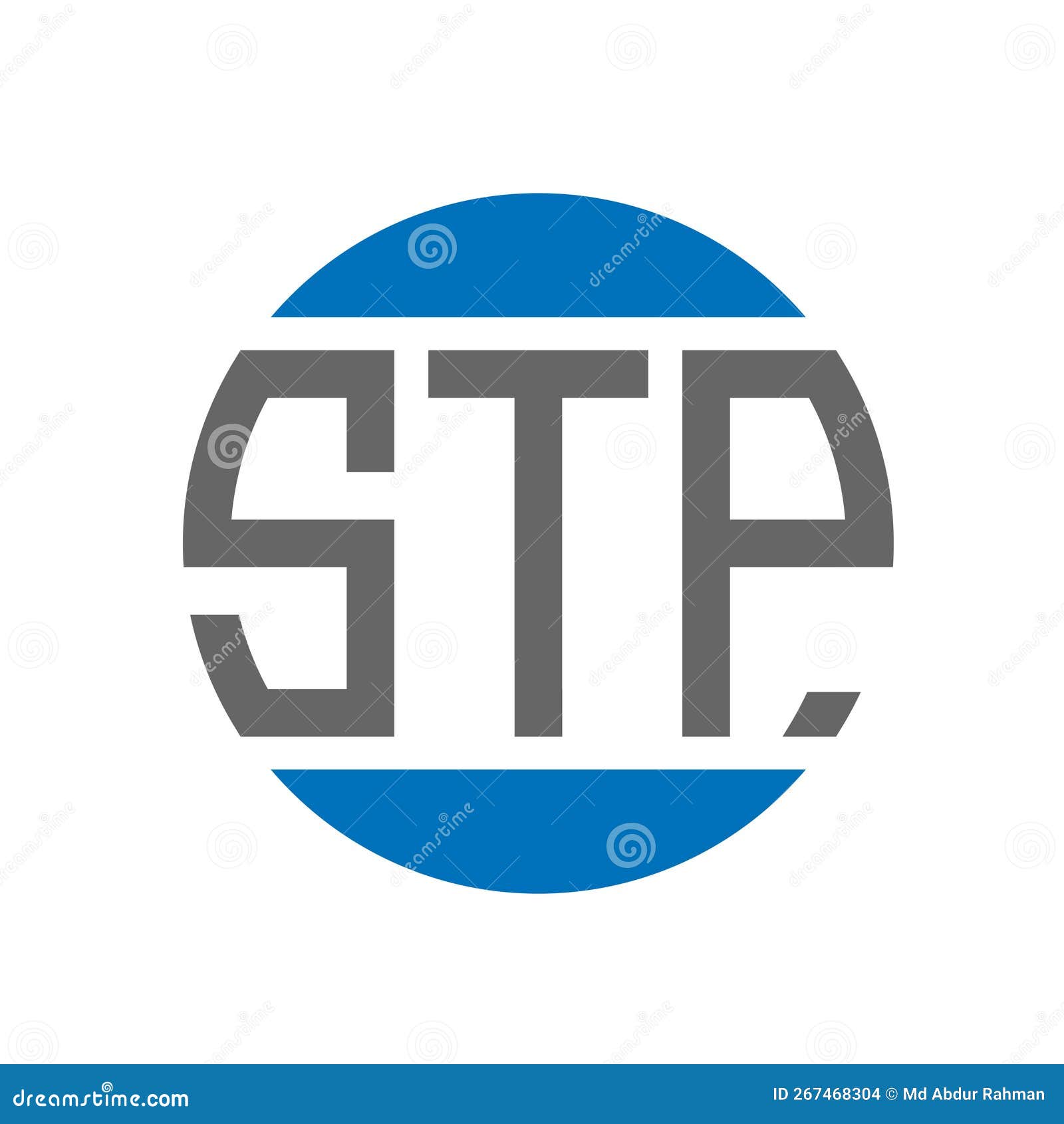 STP Letter Logo Design on White Background. STP Creative Initials ...