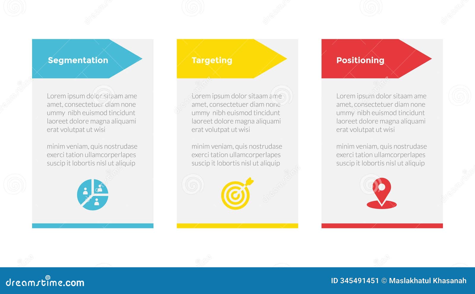 STP Marketing Analysis Infographics Template Diagram With Pyramid Shape ...