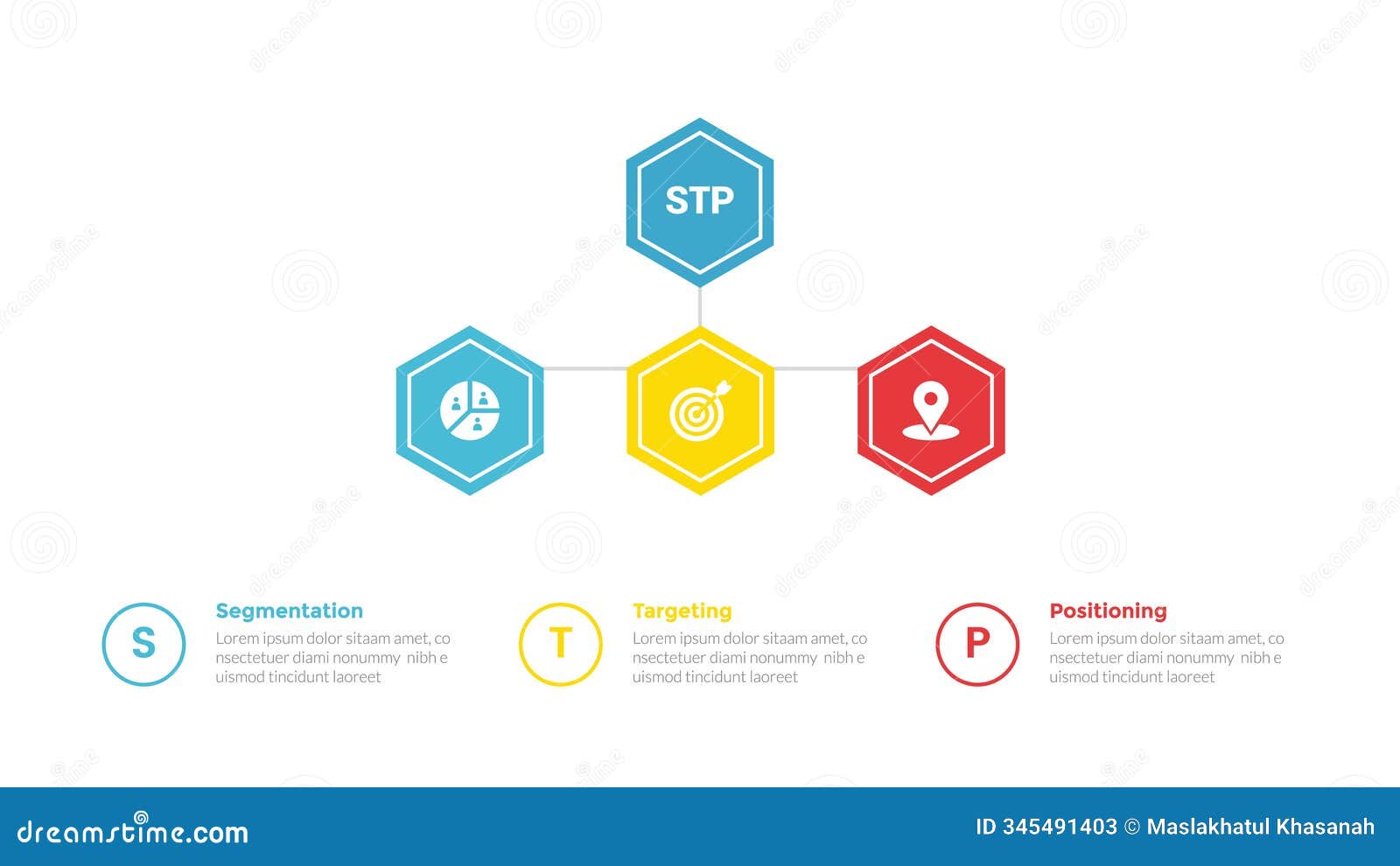 STP Marketing Analysis Infographics Template Diagram With Rectangle ...