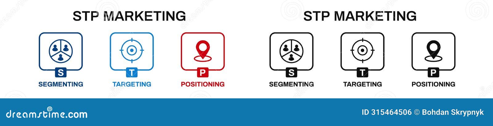 Stp Marketing Chart. Strategy for Segmentation and Targeting Stock ...