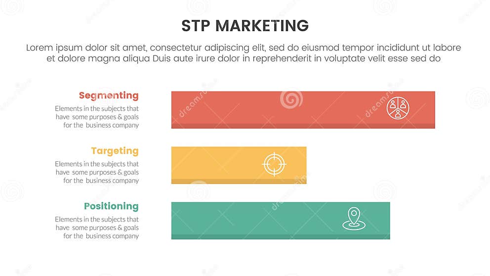 Stp Marketing Strategy Model for Segmentation Customer Infographic with ...