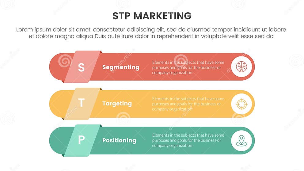 Stp Marketing Strategy Model for Segmentation Customer Infographic with ...