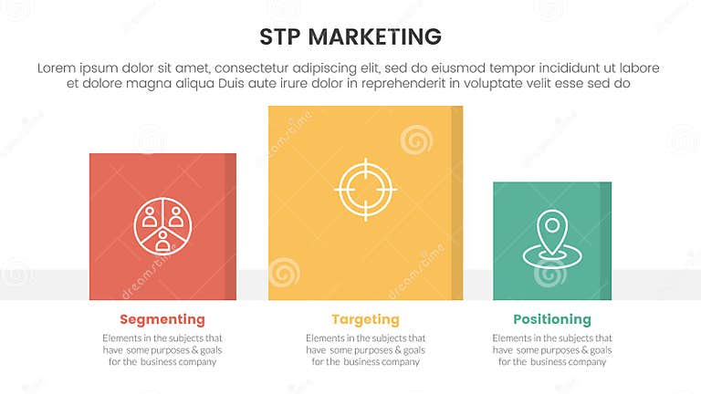 Stp Marketing Strategy Model for Segmentation Customer Infographic with ...