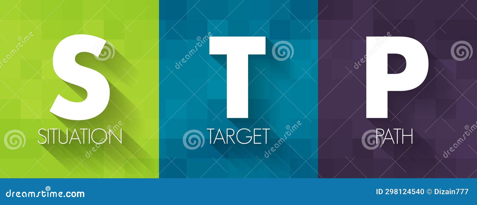 STP, Situation Target Proposal. Concept With Keyword, People And Icons ...