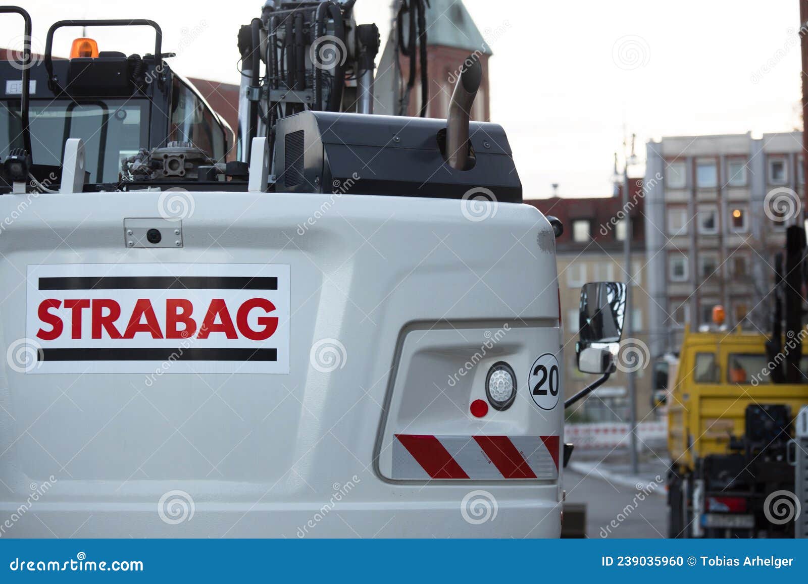 Strabag Logo On One Of Their Construction Sites In Belgrade. Editorial ...