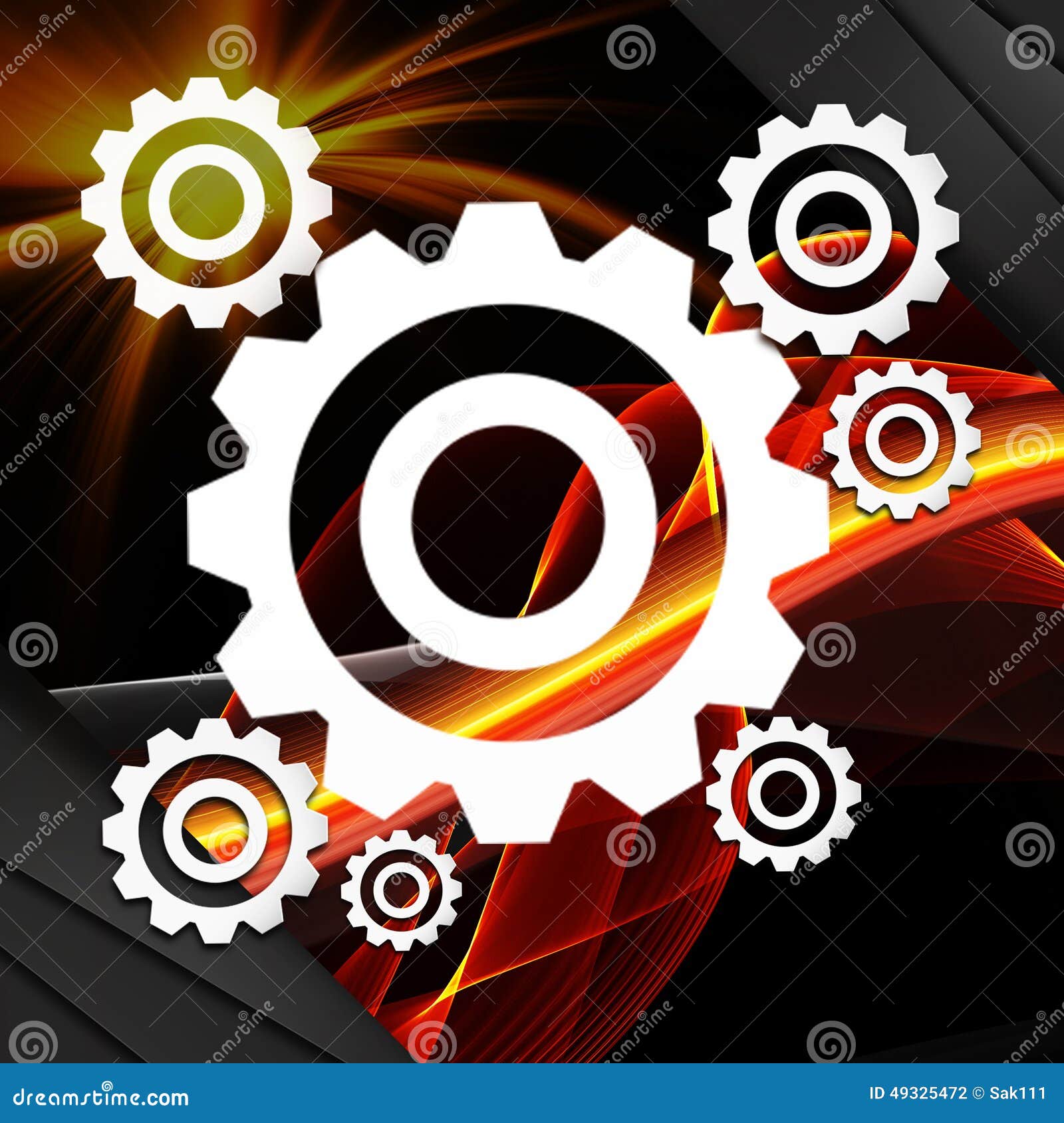 Stract Technology Concept on Abstract Background Stock Illustration ...