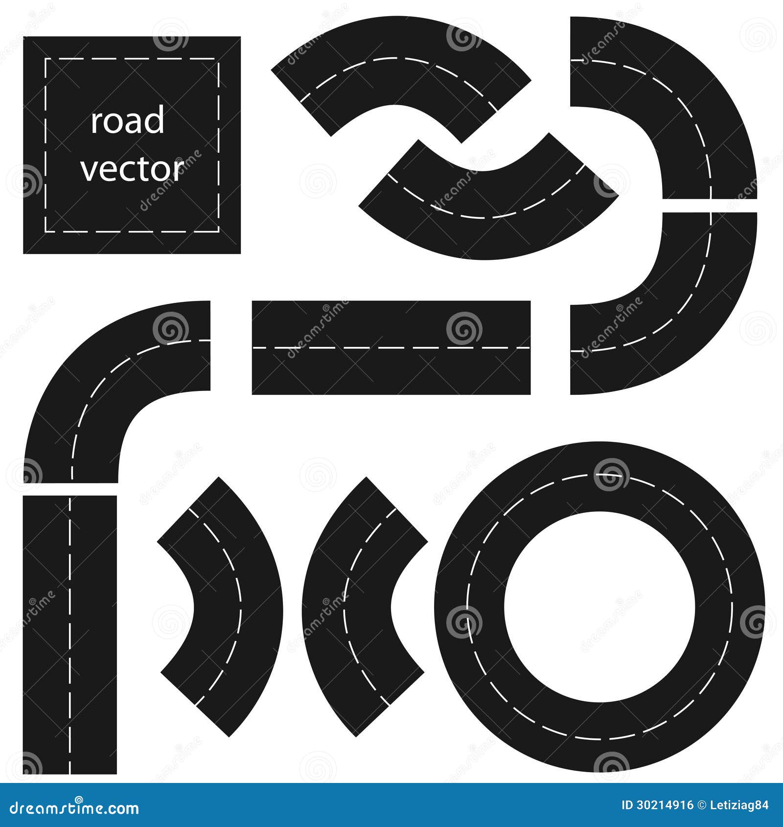 Strada illustrazione vettoriale. Illustrazione di concreto - 30214916