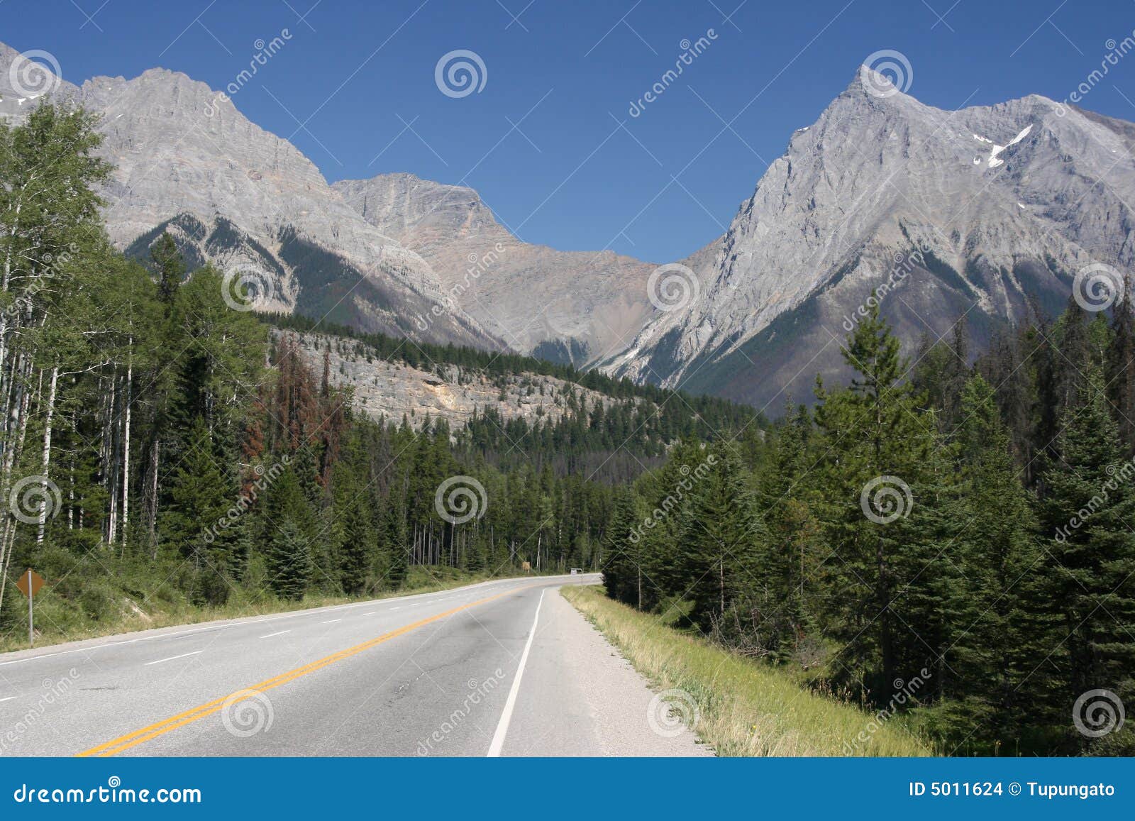 Strada del Canada fotografia stock. Immagine di destinazione - 5011624