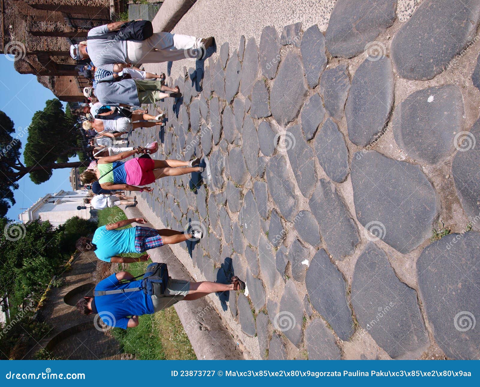 Strada Romana, Roma, Italia Fotografia Editoriale - Immagine di pista ...