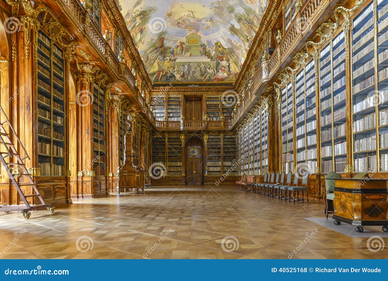 Philosophical Hall Strahov Library Prague Editorial Stock Photo - Image ...