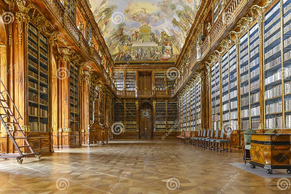 Philosophical Hall Strahov Library Prague Editorial Stock Photo - Image ...