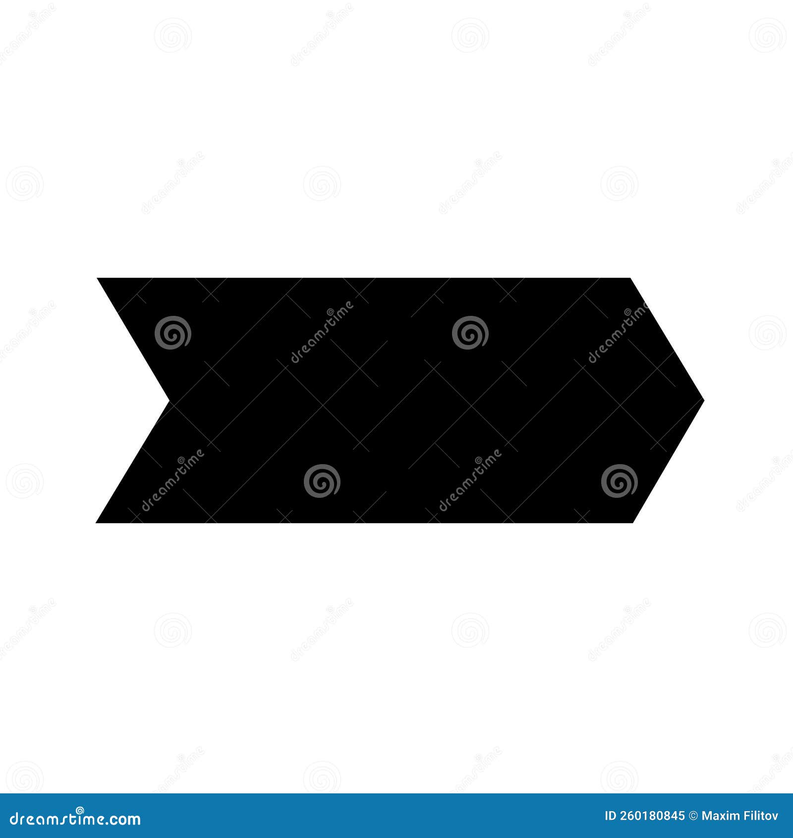 Straight Pointed Arrow Icon. Black Arrow Vector Illustration. Black ...