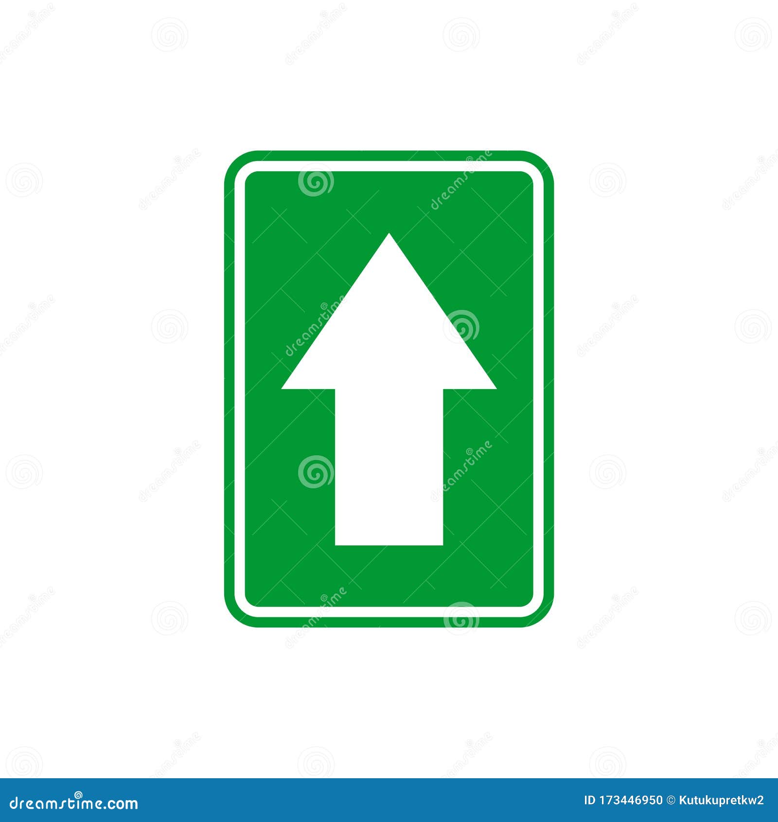 A Red One Way Arrow Signage With Black Border Rim Pointing To The Right ...
