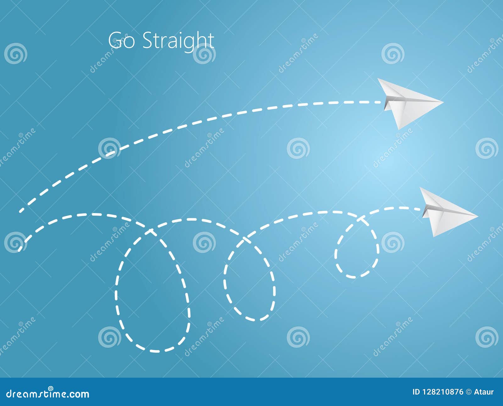 Simple And Complex Arrows Opposite Directions Royalty-Free Stock Image ...