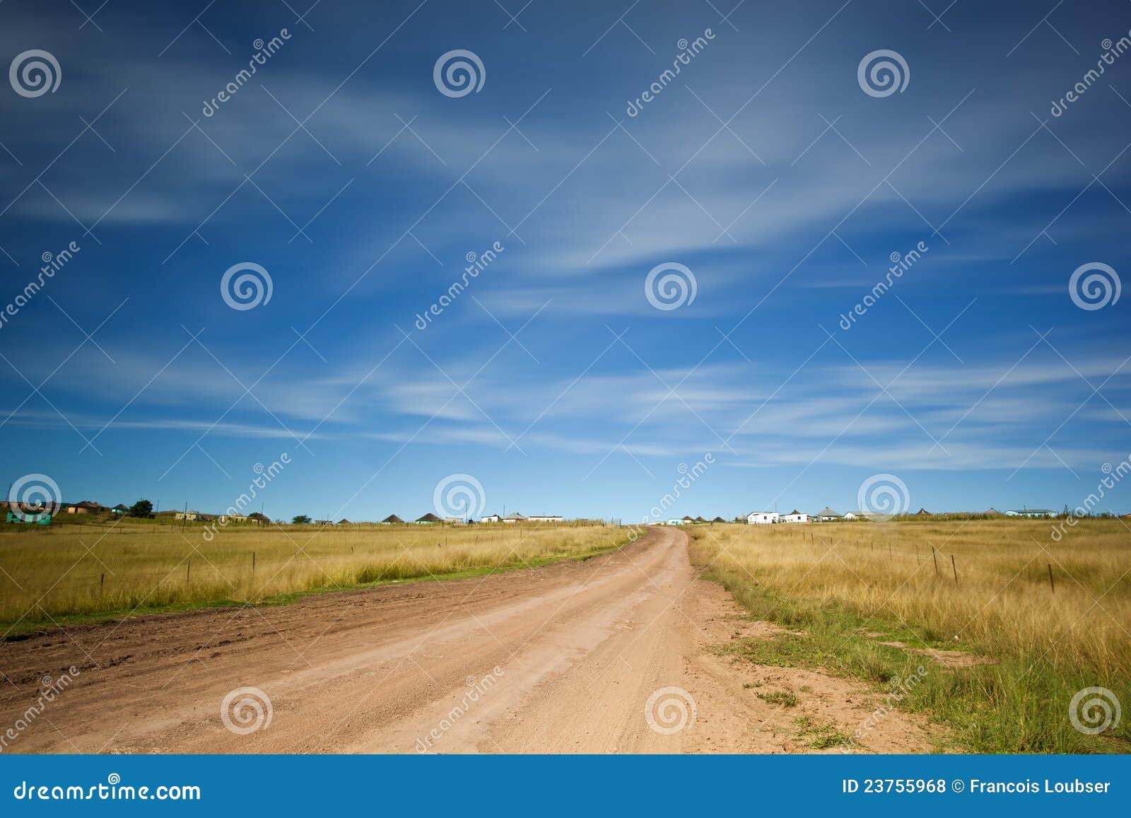 Straight dirt road stock photo. Image of straight, open - 23755968