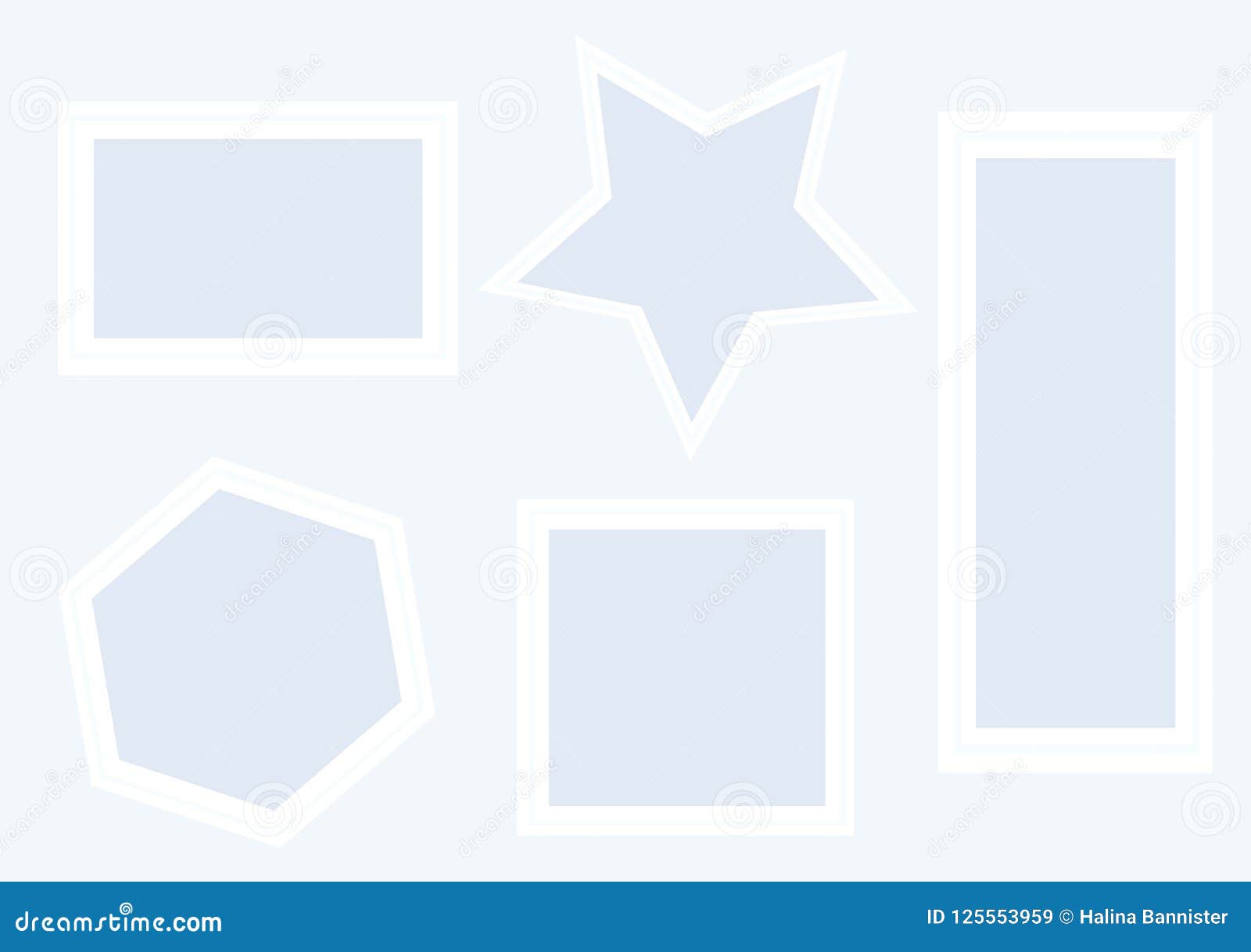 Straight Edge Frames White stock illustration. Illustration of straight ...