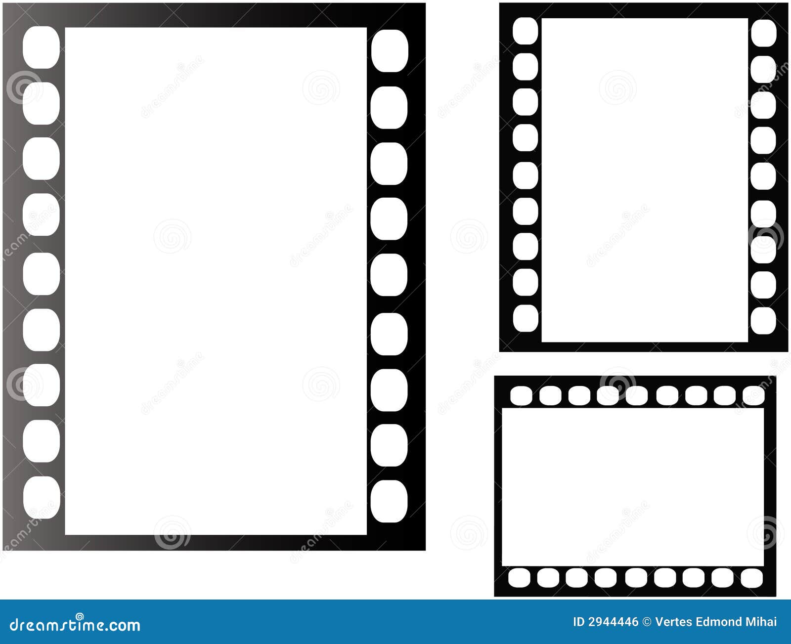 Straight Filmstrip Vector Picture. Image: 2944446