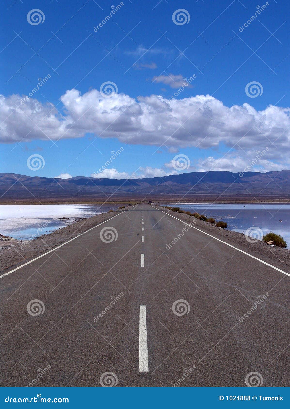 Straight, flat empty road stock photo. Image of asphalt - 1024888