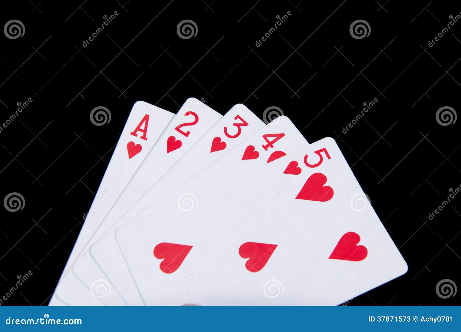 Straight flush stock image. Image of sequence, black - 37871573