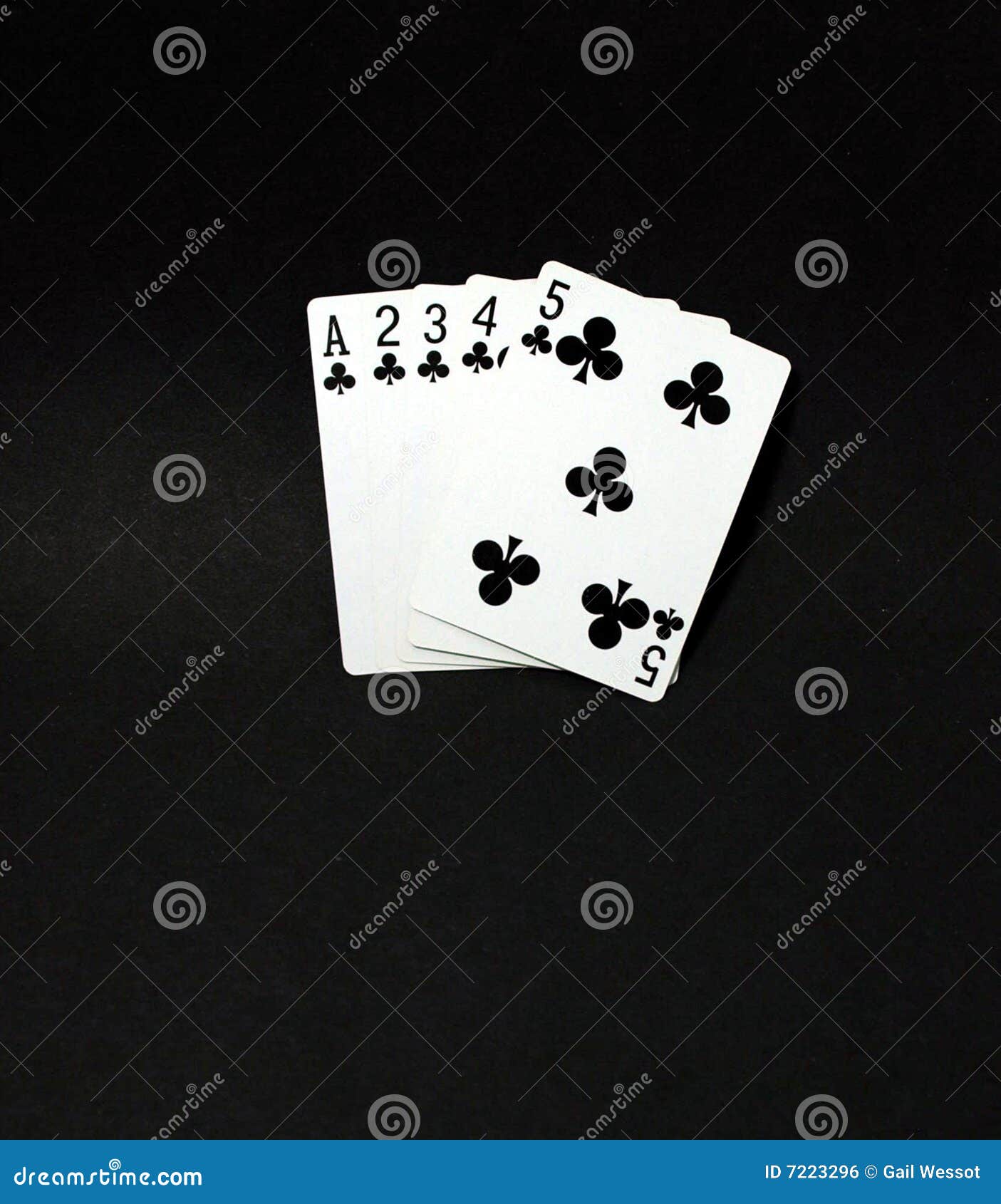 Straight Flush stock photo. Image of winner, clubs, flush - 7223296