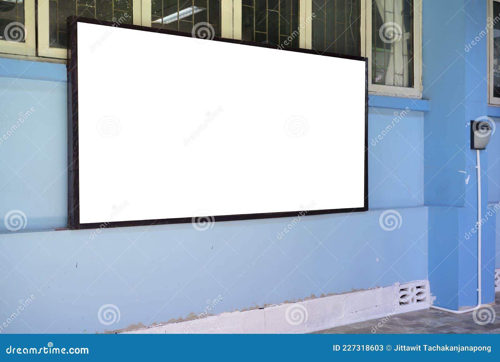 Straight Front Angle of Edited Visual for Advertising Billboard Display ...
