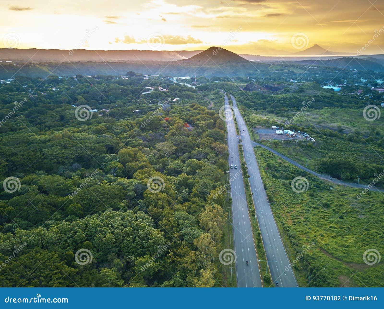 Straight highway road stock photo. Image of architecture - 93770182