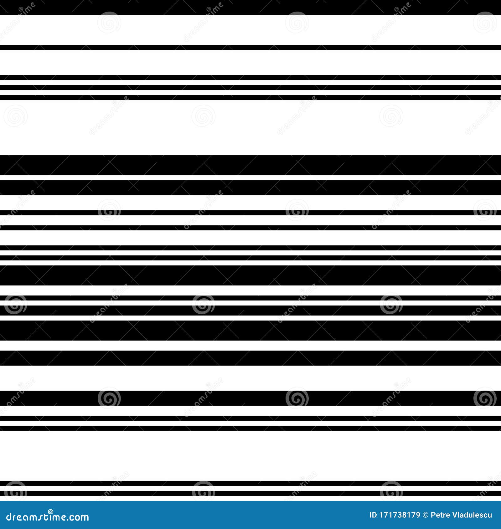 Straight Horizontal Black Lines, Modern Stylish Image. Stock Vector ...