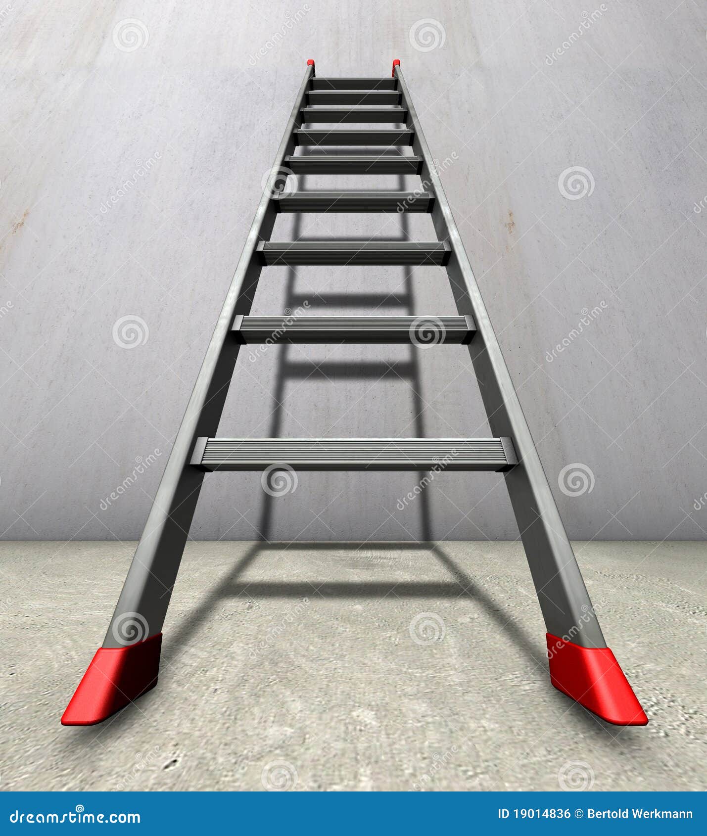 Straight ladder stock illustration. Illustration of obstacle - 19014836