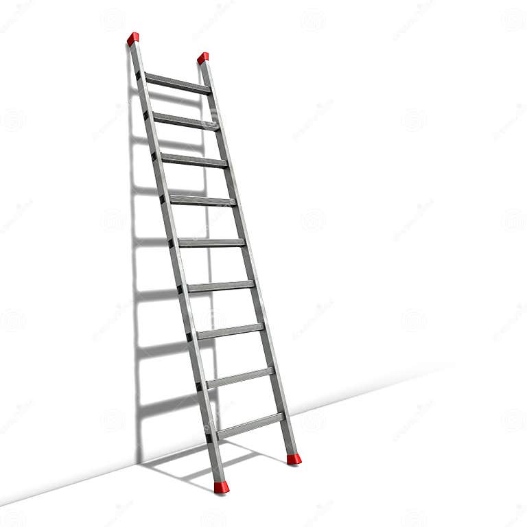 Straight ladder stock illustration. Illustration of rail - 19751534